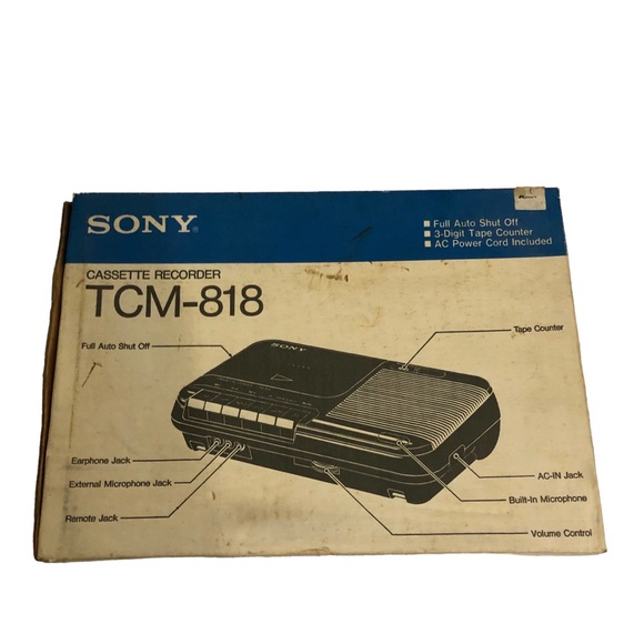 Sony | Portable Audio & Video | Sony Tcm88 Vintage Casette Recorder ...